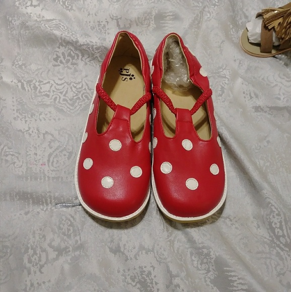 Puddle Jumpers Shoes | Shoes | Girls Red Leather Tstrap Maryjanes ...